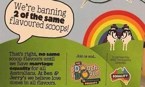 Ben And Jerrys Same Flavored Scoop Ban Why Same Sex Marriage Is Not Marriage